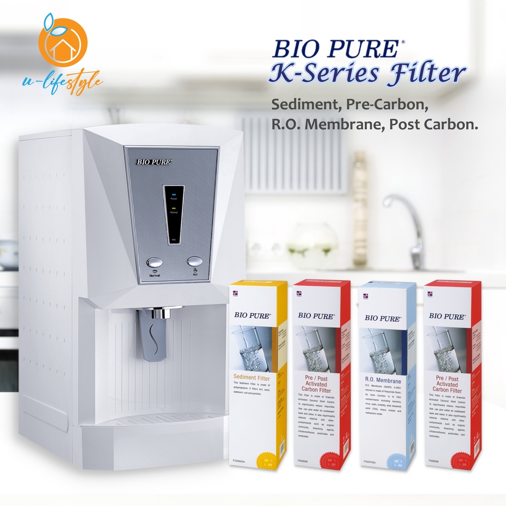 Water Filter for Bio Pure K, Ken and Ken Sigma series (Sediment, post ...