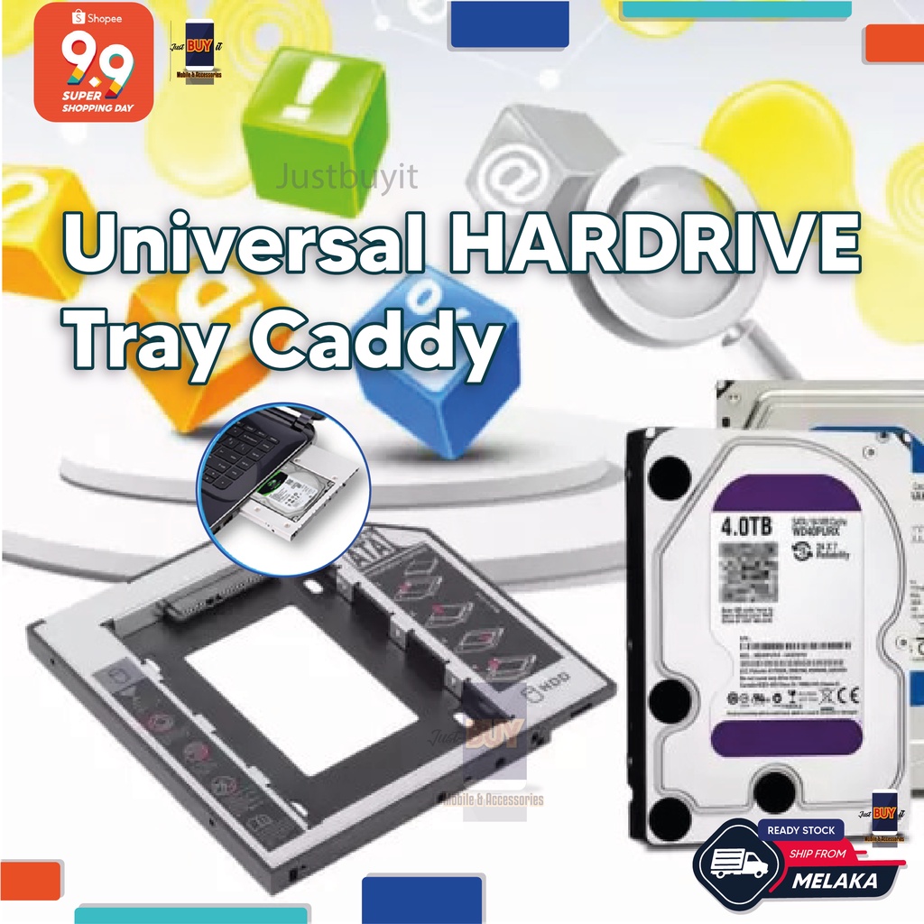 Hard Drive SSD HD Candy Sata Solid State Bracket HardDisk CD-ROM ...