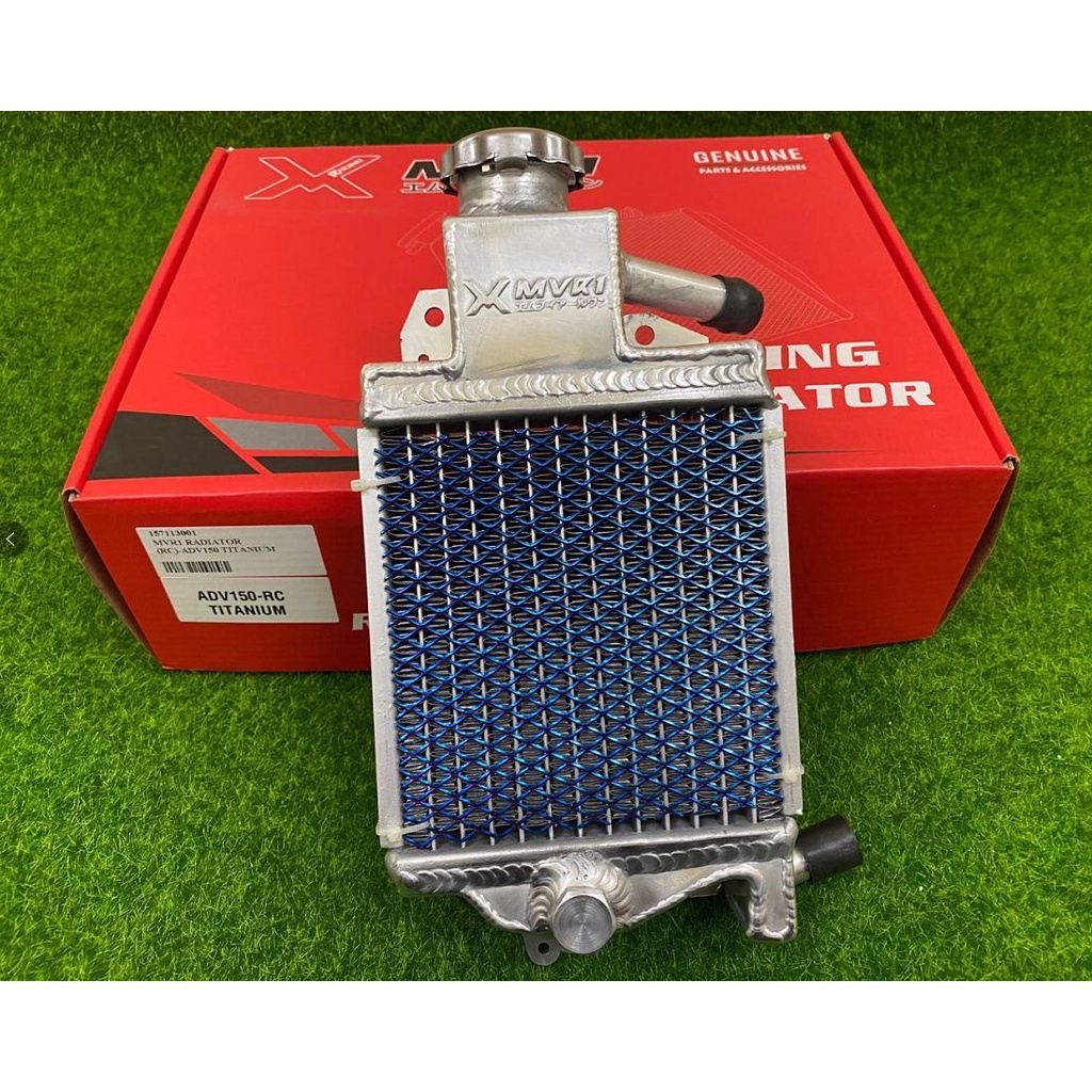 MVR1 RACING RADIATOR TITANIUM ( Y16 / VF3 / RS150 / ADV150 / LC135 ) RC ...