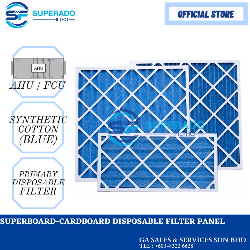 AIR FILTER, CARDBOARD FILTER PANEL , AHU, FCU, PRIMARY FILTER ,AIR ...