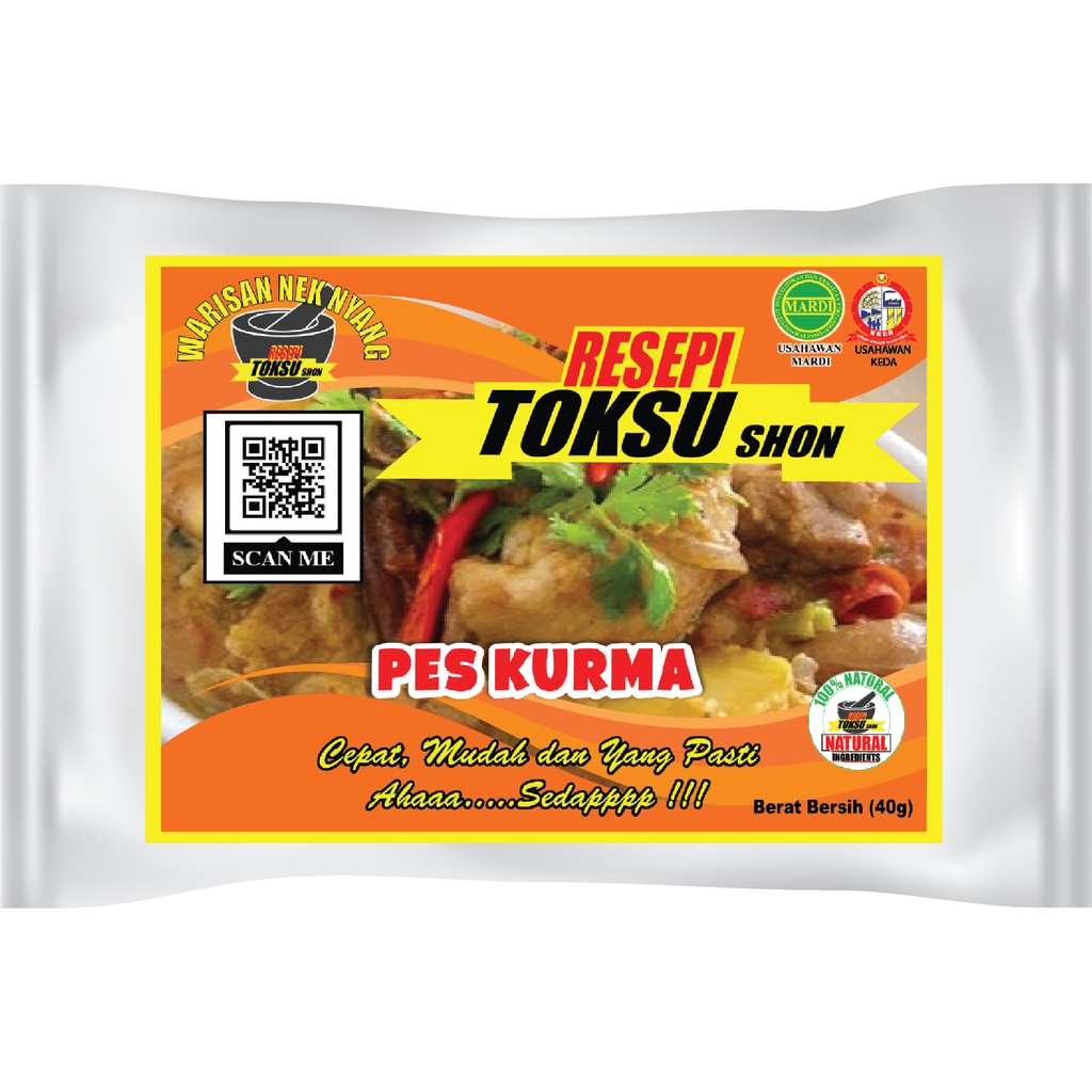 PES KURMA 40G PES MASAKAN !! SEDAP !! | Shopee Malaysia