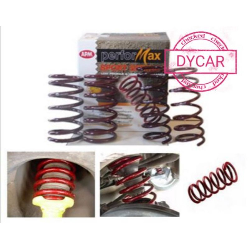 PROTON GEN2 PERSONA ORIGINAL APM PERFORMANCE LOWERED SPORT COIL SPRING ...