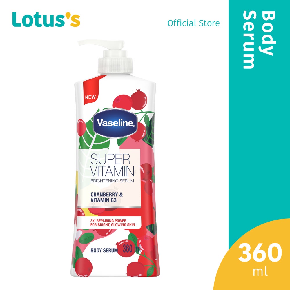Vaseline Lotion Super Vitamin Cranberry 360ml | Shopee Malaysia