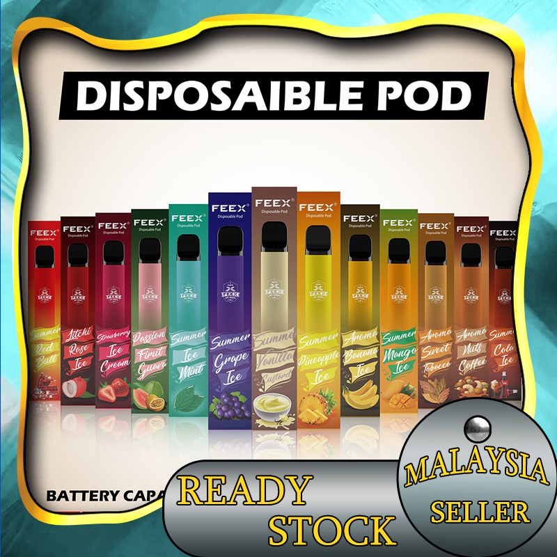 FEEx Disposable Pod 800+ Puff Pre-Filled Pods BetterThan This is Stick ...