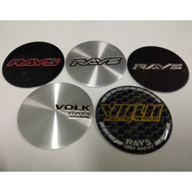 🔥1pc/4pc 45mm Volk Racing Center Rim Cap Car Emblem Sticker🔥Rays TE37 ...