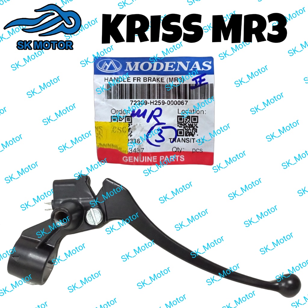 Modenas KRISS MR3 (No Disc) Original Handle Front Brake Lever With ...