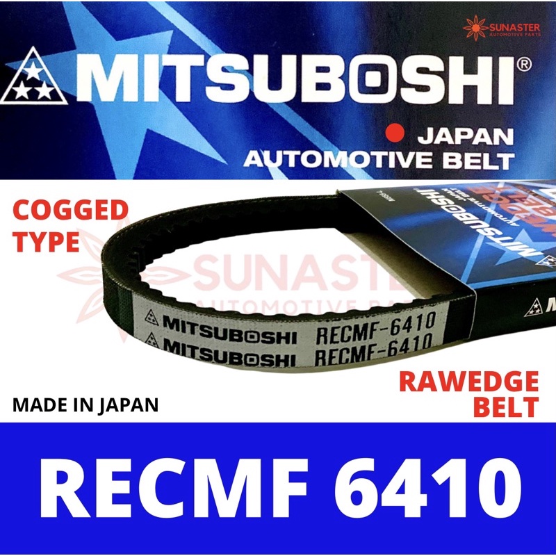 RECMF 6410 Mitsuboshi Fan Belt Aircond Belt Tali Kipas 3410 | Shopee ...