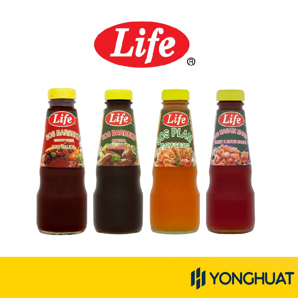 Life Sauce Hickory BBQ / Oriental BBQ / Plum / Sweet Sour 250g | Shopee ...