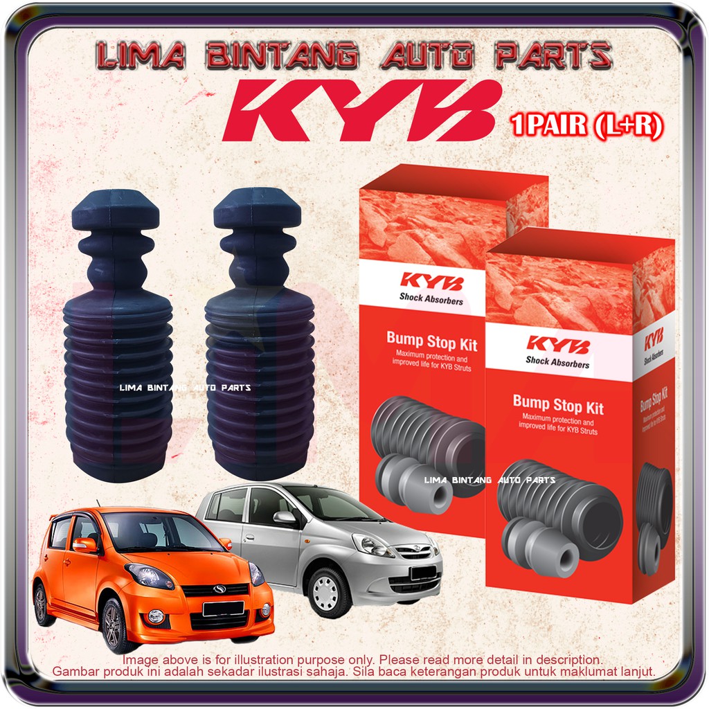 Perodua Myvi , Viva Front Absorber Cover Dust Protector With Bush ...