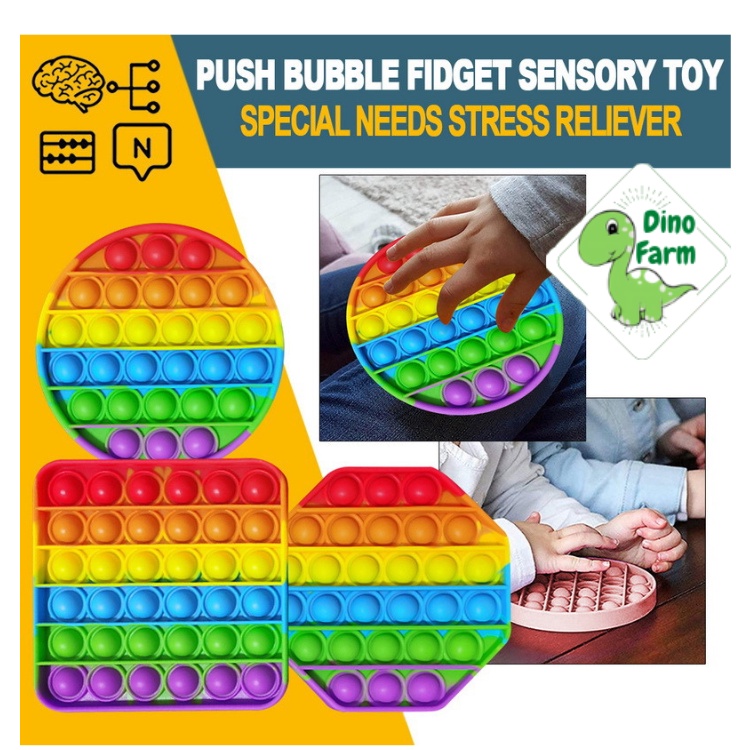 PopIt Various Shape Push Bubble Fidget | Shopee Malaysia