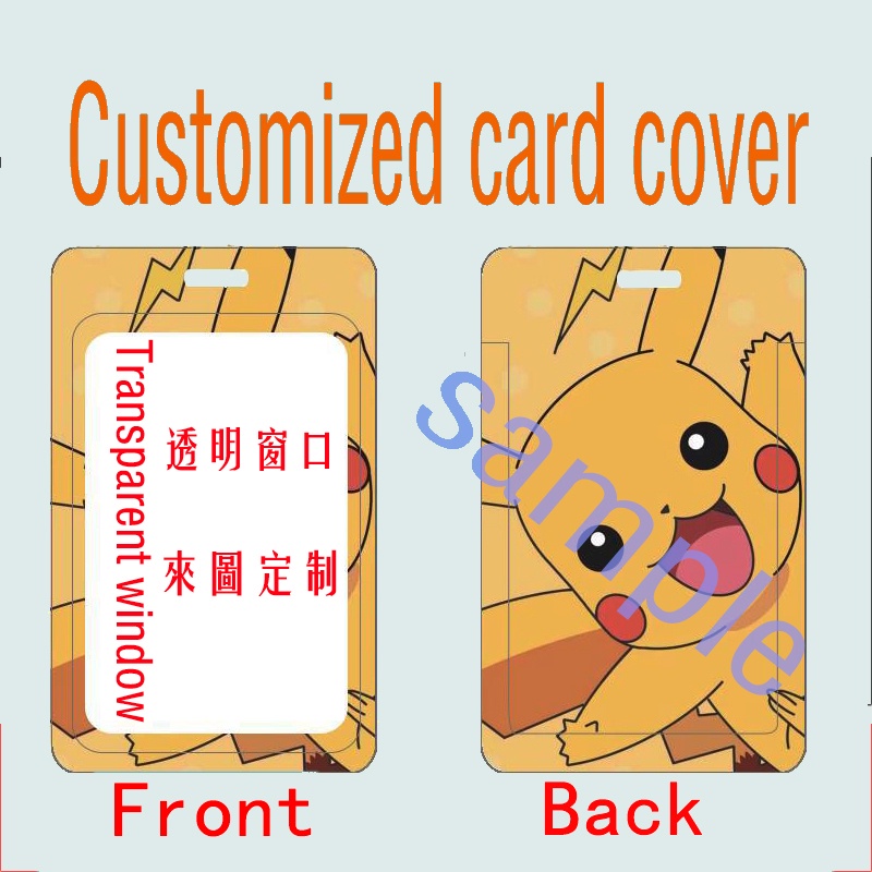 Anime Cartoon Couple BF & GF Diy Student ID Card Holder Personal ID ...