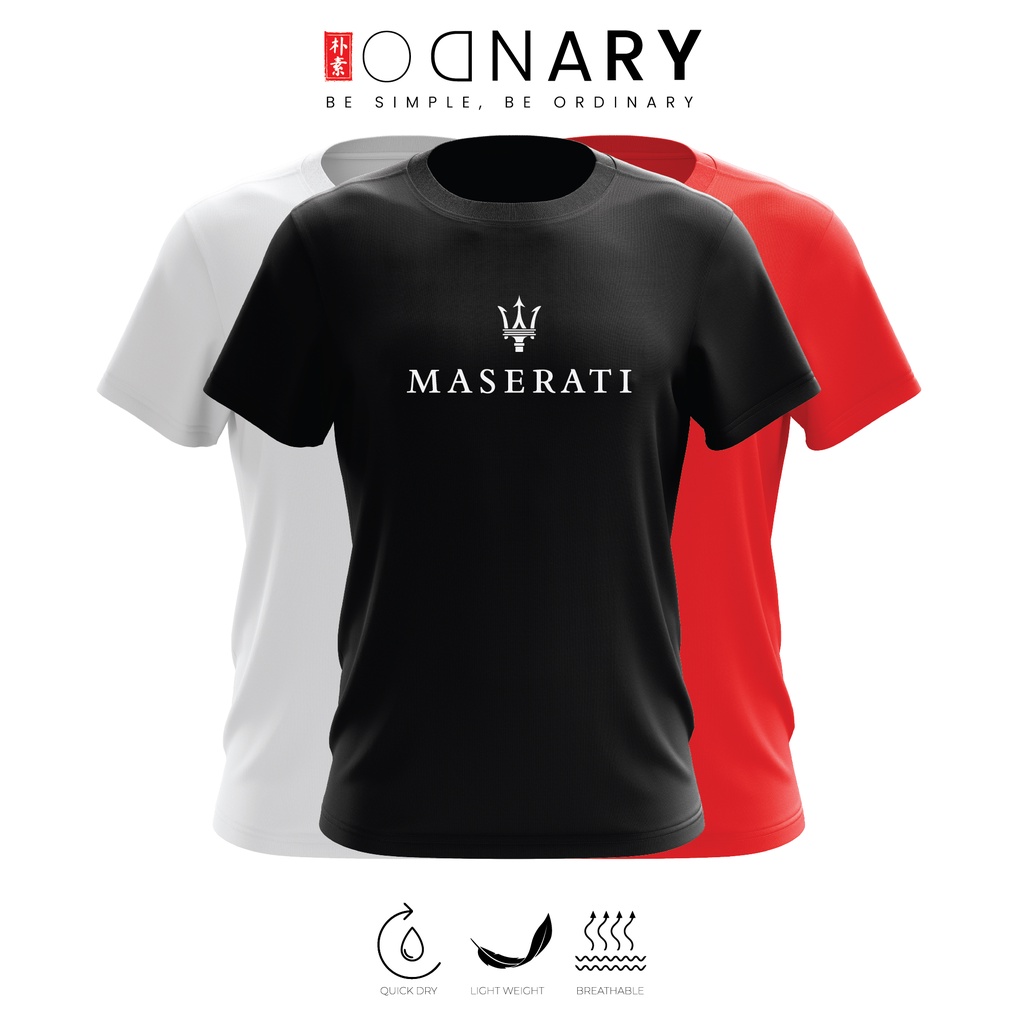 OdnaryOfficial Maserati Baju Jersey Tshirt Unisex Men Women Lelaki ...