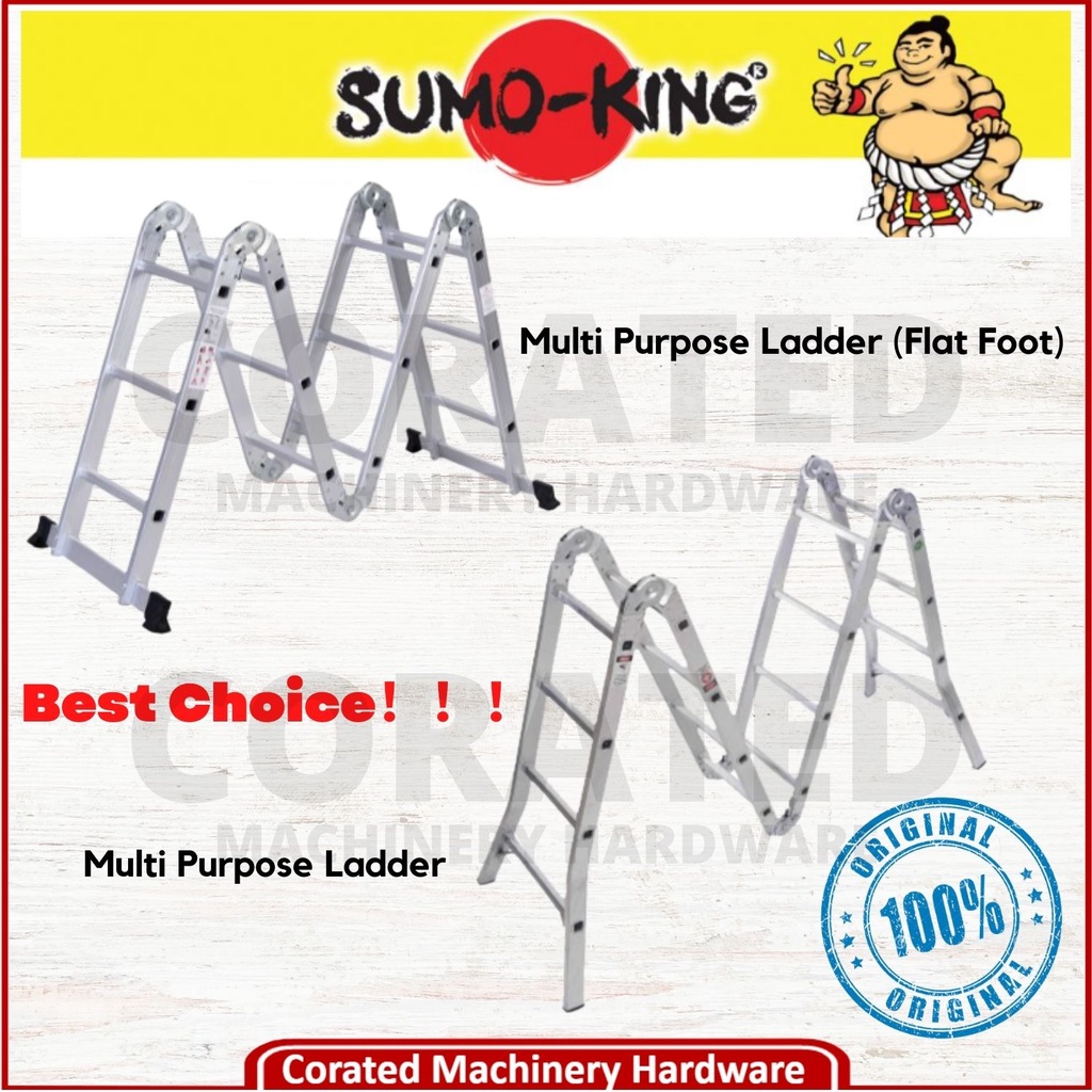 [CORATED] Sumo King Multi Purpose Ladder (Flat Foot)/Multi Purpose ...