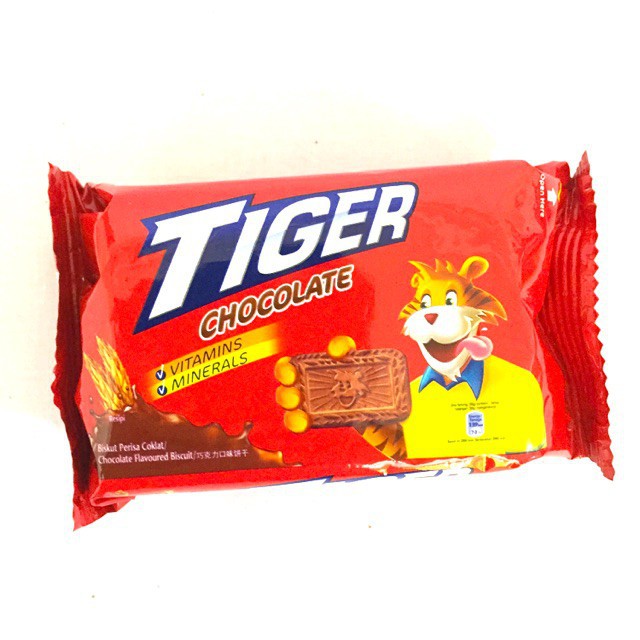 Tiger Biscuits - Original / Chocolate / Susu - 1 ctn (53.2g/75g x 12 ...