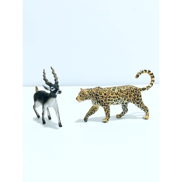 African Leopard With Blackbuck Figurines (Collecta) | Shopee Malaysia