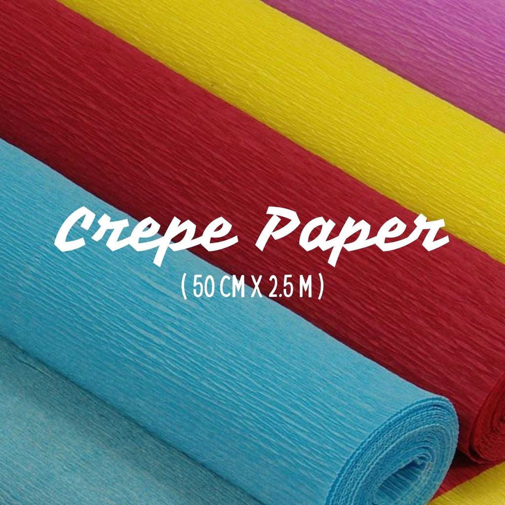 💥READY STOCK 💥 CREPE PAPER FOR ARTS AND DECO | Shopee Malaysia
