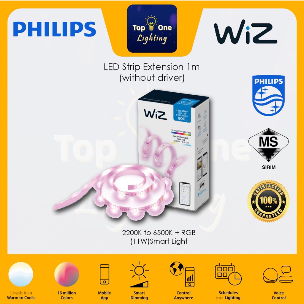 PHILIPS Wiz Tunable White | 3 Color Smart Bulb E27 E14 GU10 LED Bulb Downlight Ceiling Lamp Plug ...