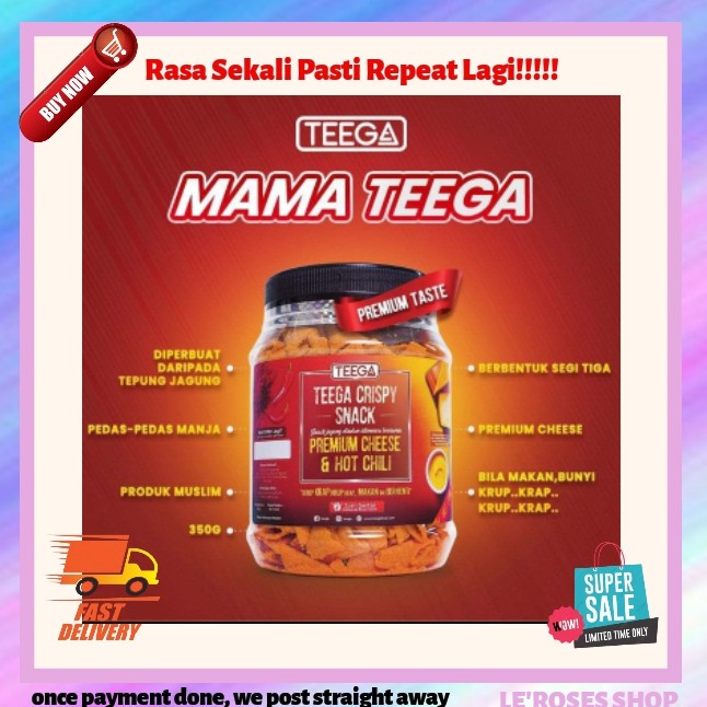 TEEGA CRISPY SNACK ( RASA SEKALI PASTI NAK LAGI) KUDAP VIRAL SNACK ...