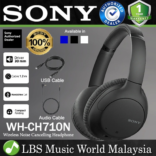 Sony WH-CH710N Wireless Noise Cancelling Over Ear Headphone with ...