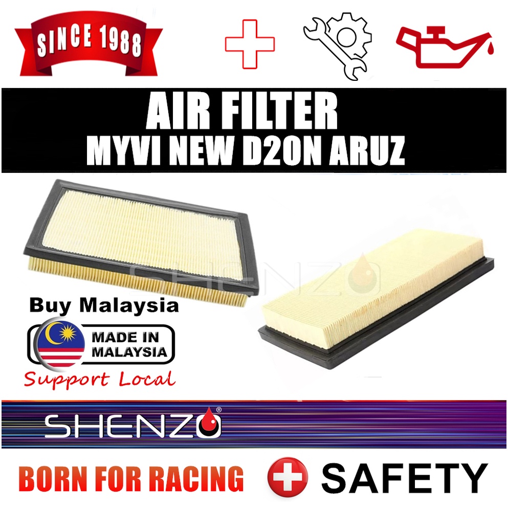 MYVI NEW D20N ARUZ Air filter Penapis filter udara | Shopee Malaysia