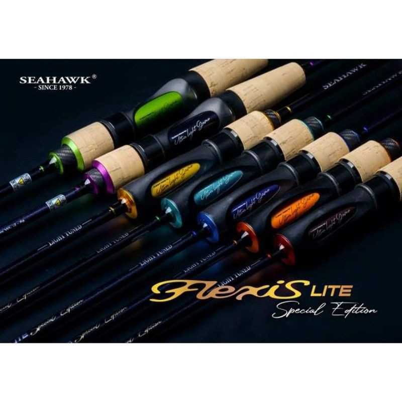 SEAHAWK FLEXIS LITE UL SPECIAL EDITION SPINNING & BC ROD (2ND SECTION ...
