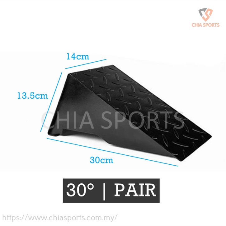 Squat Wedges (Pair) Calf Block Slant Board Ramp Weightlifting Calf ...