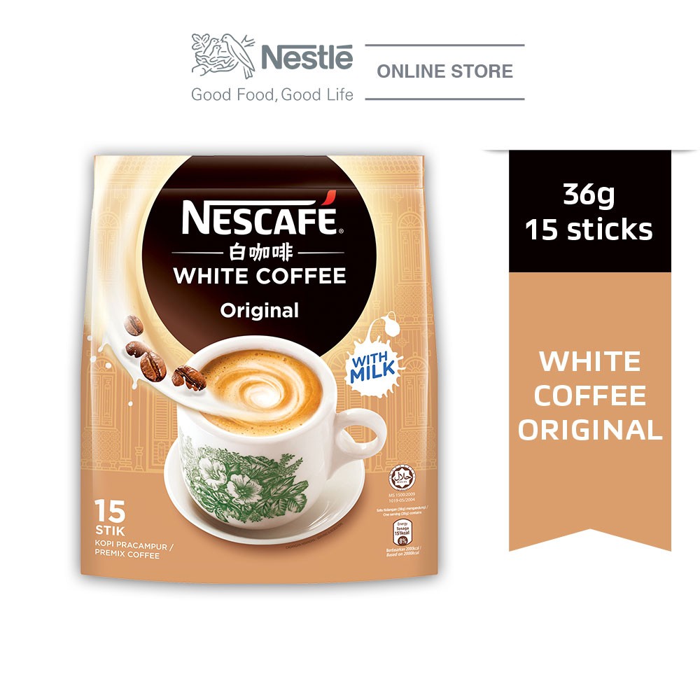 NESTLE NESCAFE White Coffee Original (36g x 15s) | Shopee Malaysia