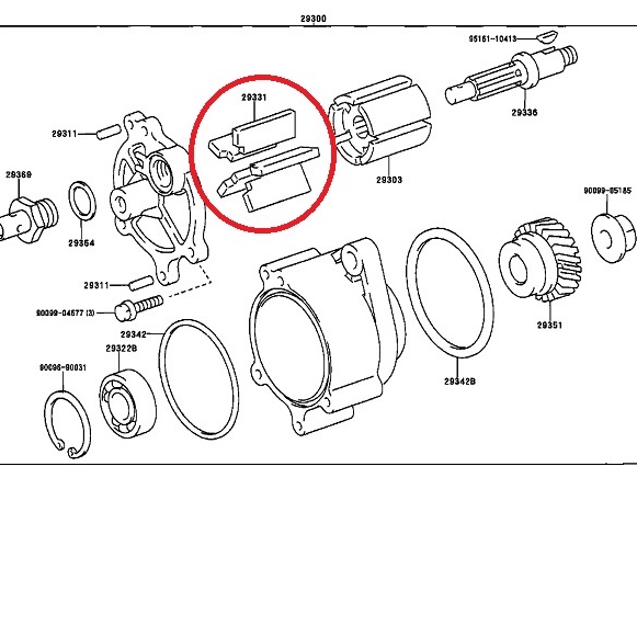 TOYOTA MULTIPLE MODELS VACUUM PUMP BLADE | Shopee Malaysia