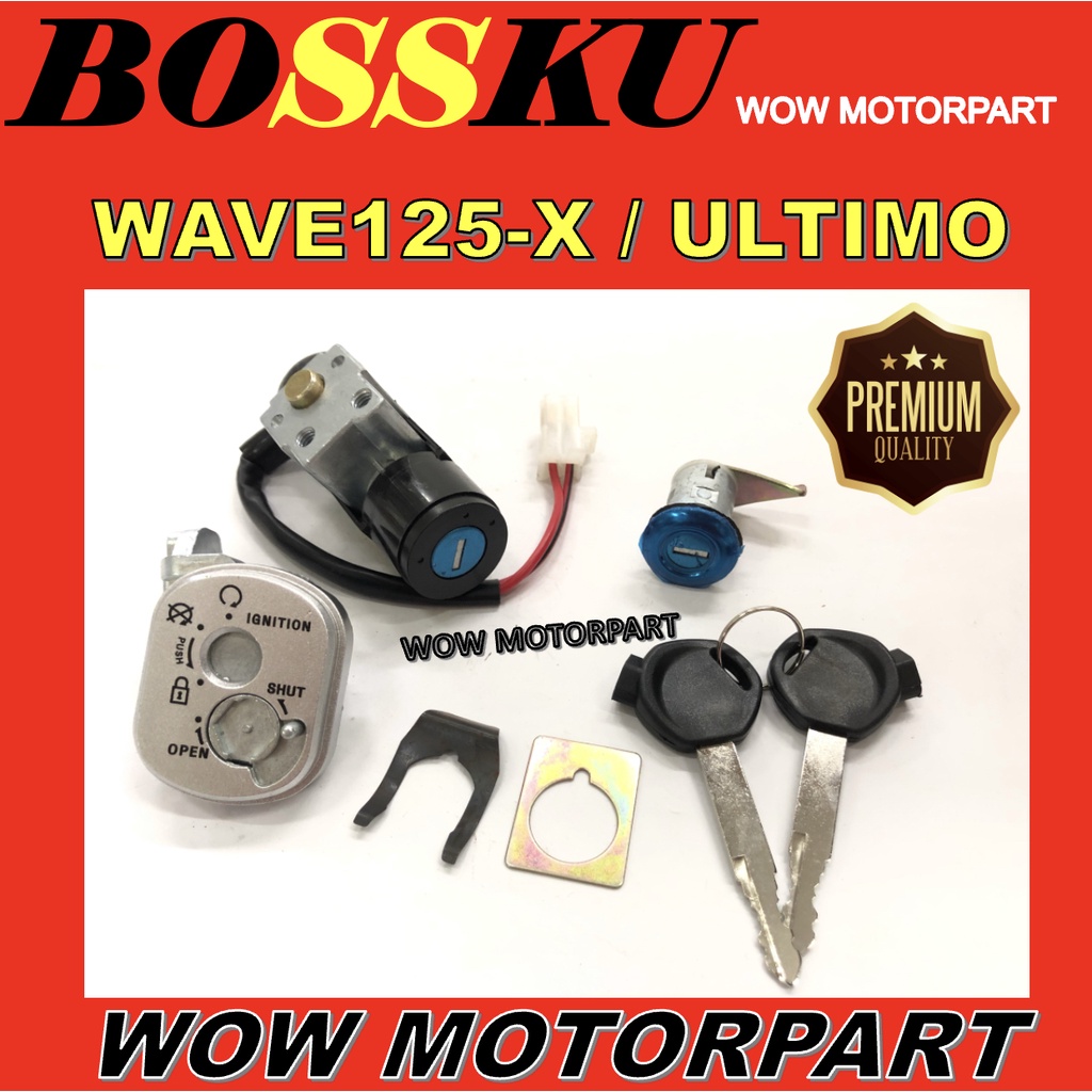 WAVE 125 X MAIN SWICTH SET WAVE125X ULTIMO ON OFF SUIS SET W125X KEY ...