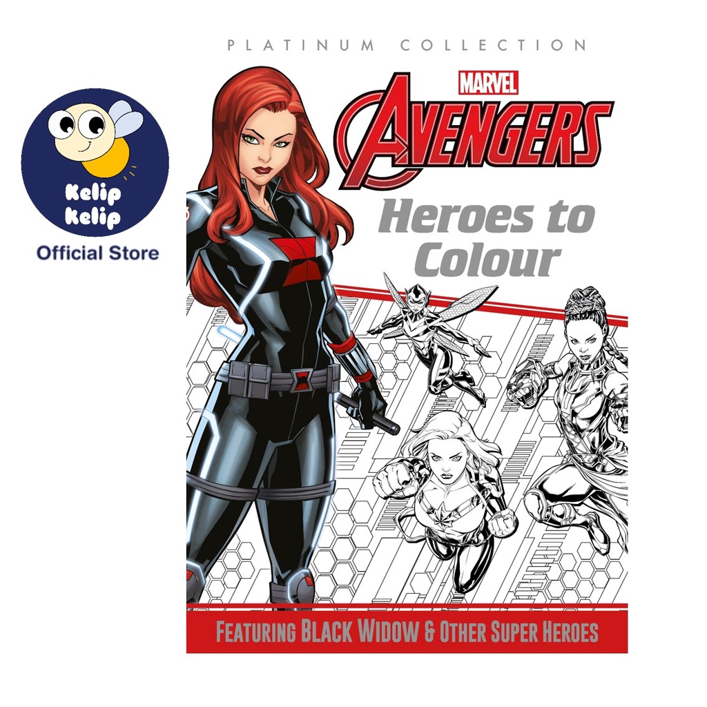 Marvel Avengers Colouring Book For Kids & Adults with 96 Super Hero ...