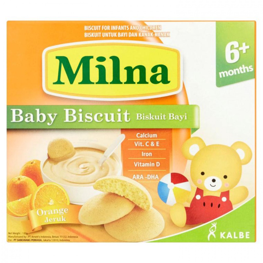 Milna Baby Biscuit / Baby Cereal / Baby Rusk (120g / 130g) | Shopee ...