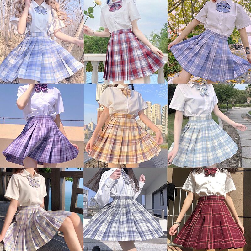 ??XS-2XL Japanese style collection JK uniform full set pleated skirt ...