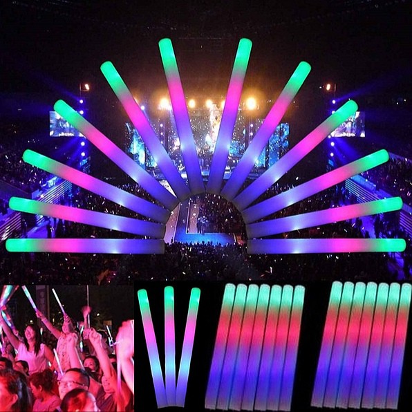READY STOCK Concert Light Stick Glowstick LED Flash Party Stick BATTERY ...
