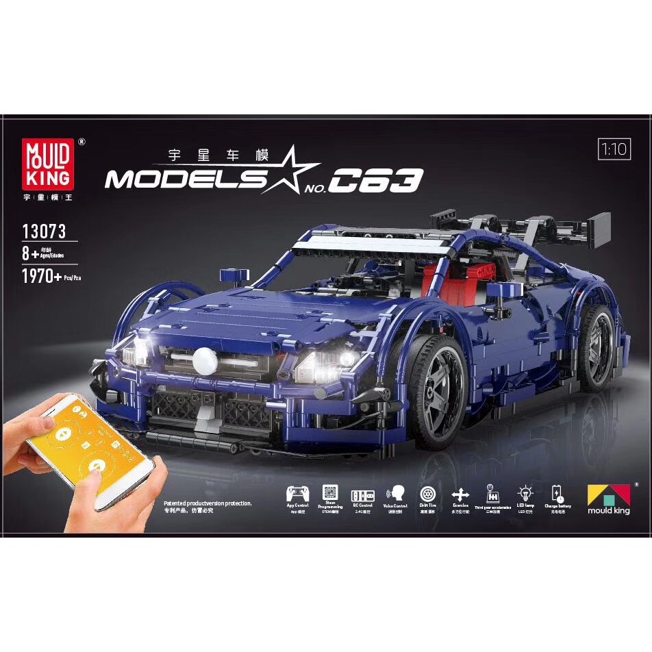 Mould King MOC Brick 13073 Mercedes C63 | Shopee Malaysia