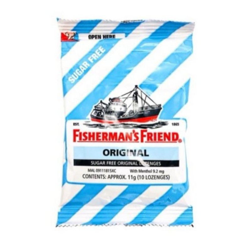 FISHERMAN'S FRIEND ORIGINAL SUGAR FREE ORIGINAL LOZENGES 25G | Shopee ...