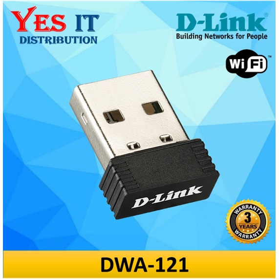 D-Link DWA-121 Pico Wireless N150 Nano Size USB WiFi Adapter | Shopee Malaysia