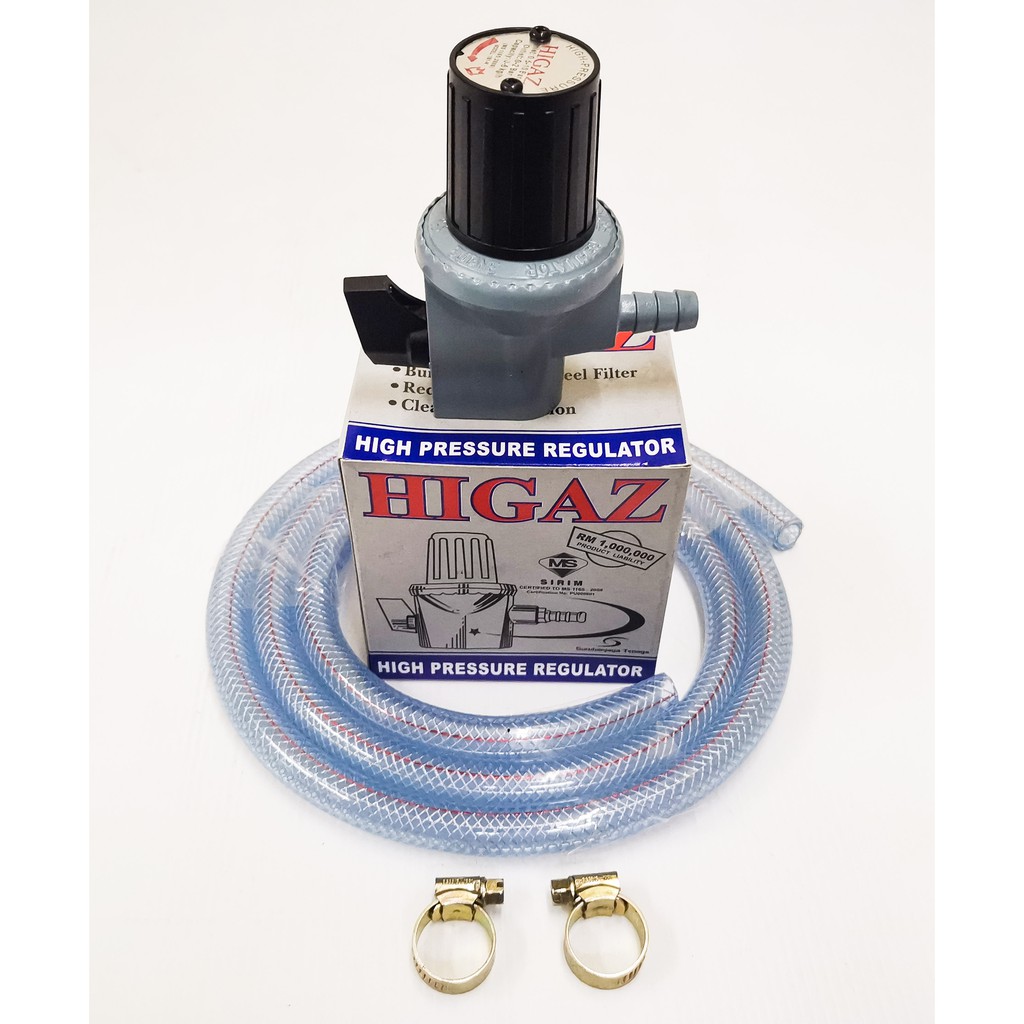 Higaz High Pressure Gas Regulator Set 1.5m (150cm) | Gas Pipe | Kepala ...