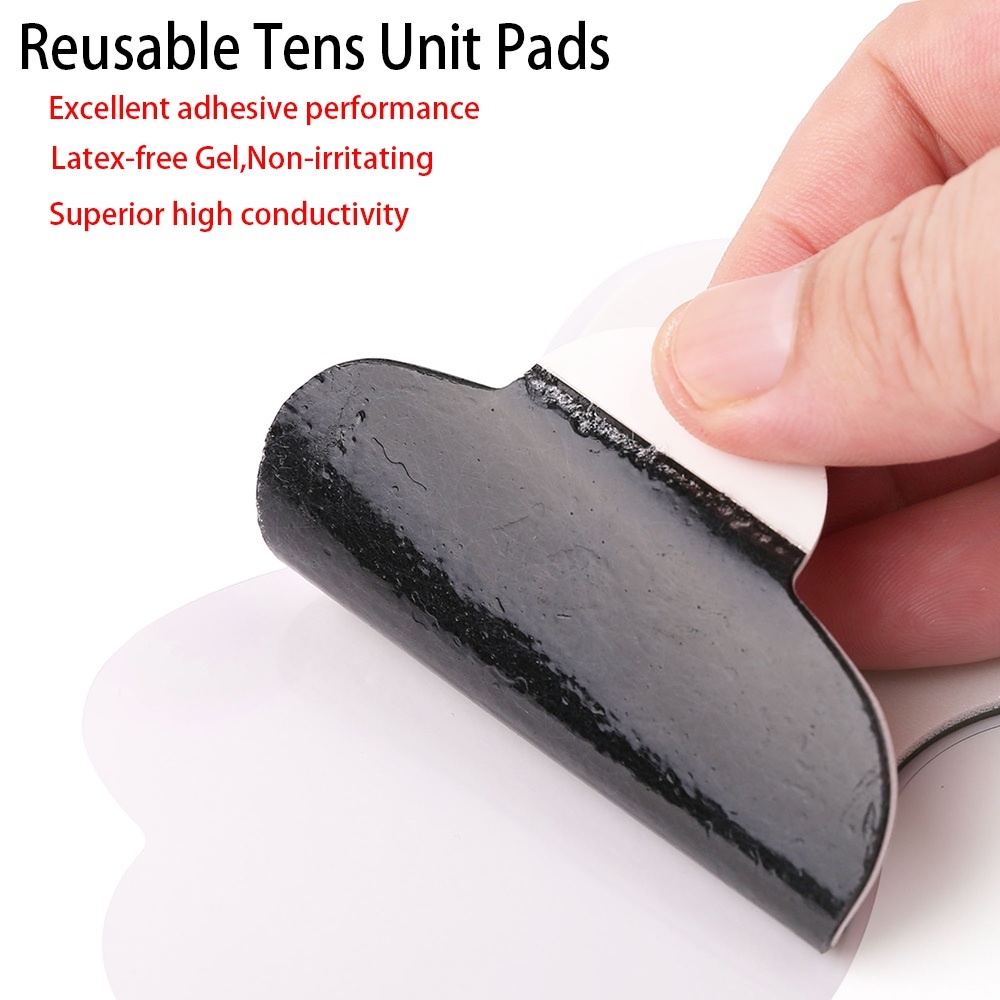 Long Life Pad Self Adhesive Tens Unit Electrode Pads Reusable Massage ...
