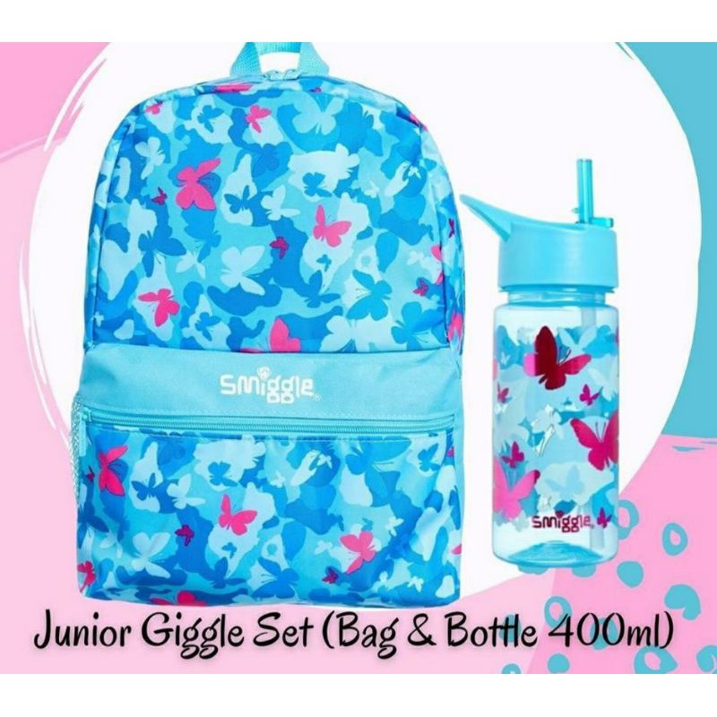 Smiggle Junior Giggle Set (Bag & Bottle 400ml) | Shopee Malaysia