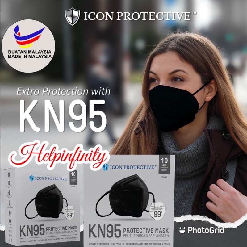 ICON 5-Layers Medical KN95 Face Masks (Individually Packed) | Shopee ...