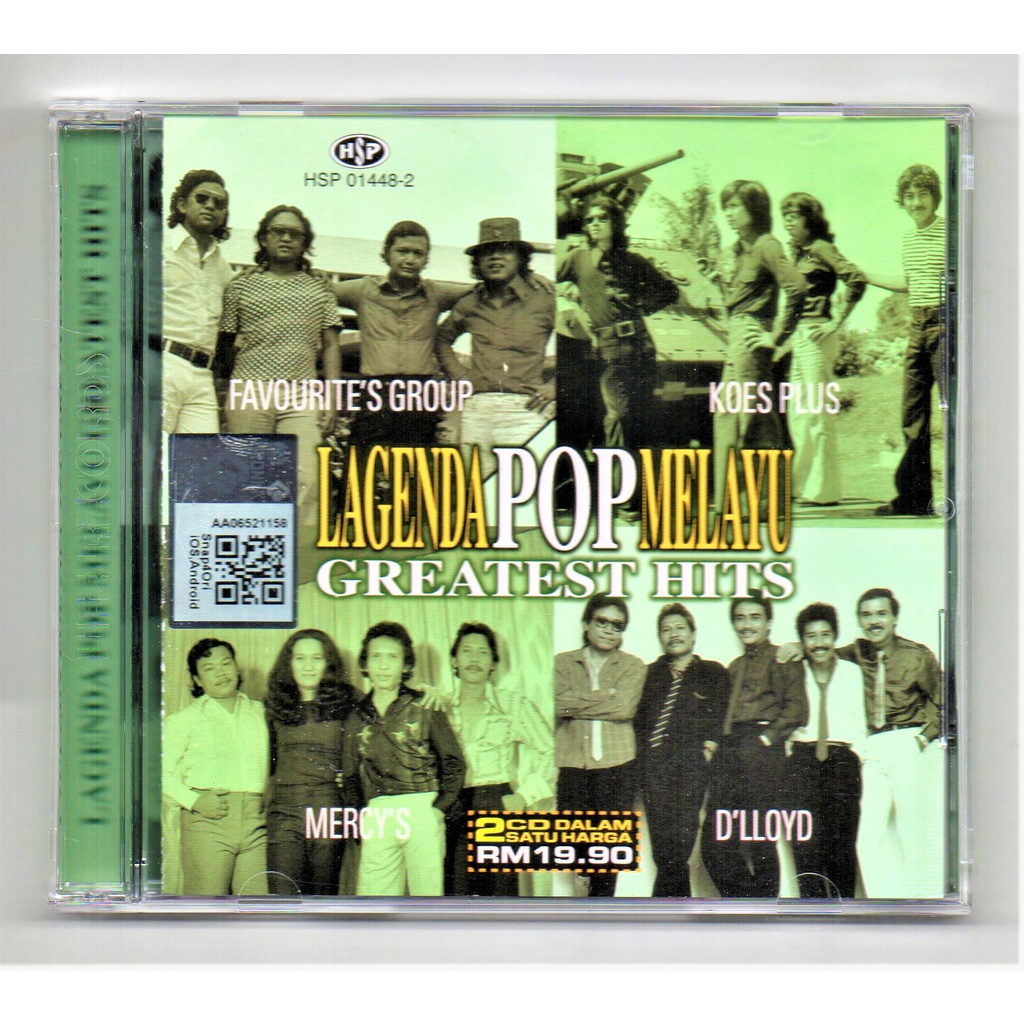 Lagenda Pop Melayu - Greatest Hits ( 2 CD )[ Favourite's Group Koes ...