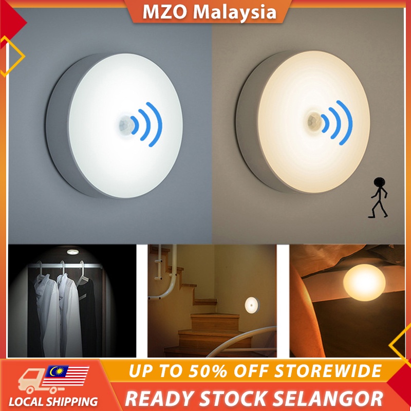 Human Induction Night Light Motion Sensor Smart led Decoration Lamp USB ...