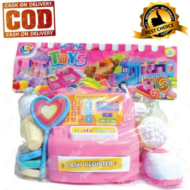 MESIN Lk14 Girls Toys MINI Cashier Machine Toys SUPER MARKET Cashier ...
