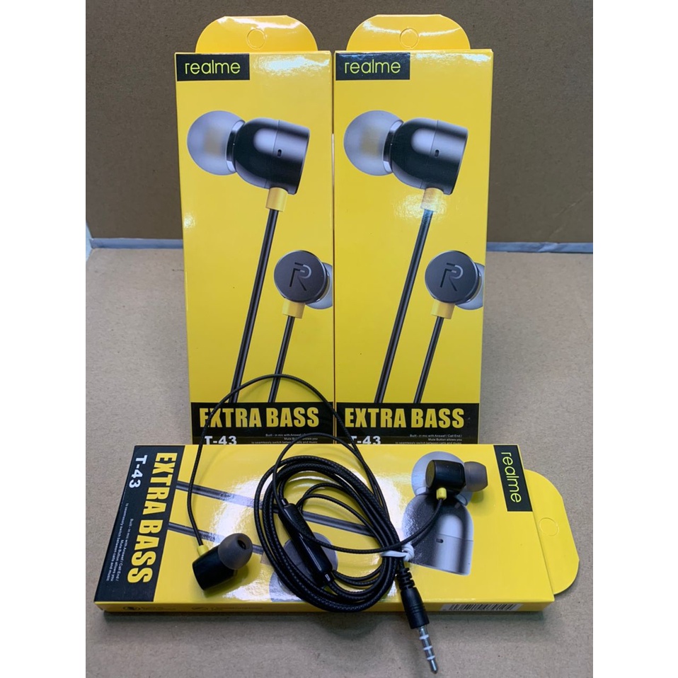 🔥READY STOCK🔥📣100% Original📣Realme Earphone 3.5mm Wired With Mic ...