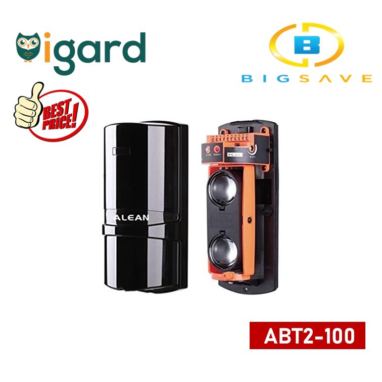 DOUBLE BEAM PHOTOELECTRIC SENSOR ABT2-100 COMES IN A PAIR OF RX AND TX ...