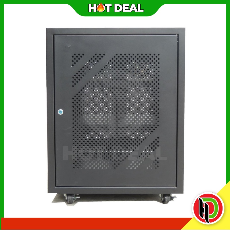 Hotdeal GrowV 18U Heavy Duty 19" Floor Stand Server Rack - with 2 Fan ...