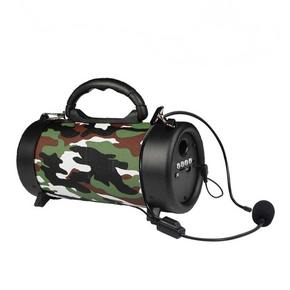 Portable BT Speaker Outdoor Wireless Bass Subwoofer Multifunctional ...