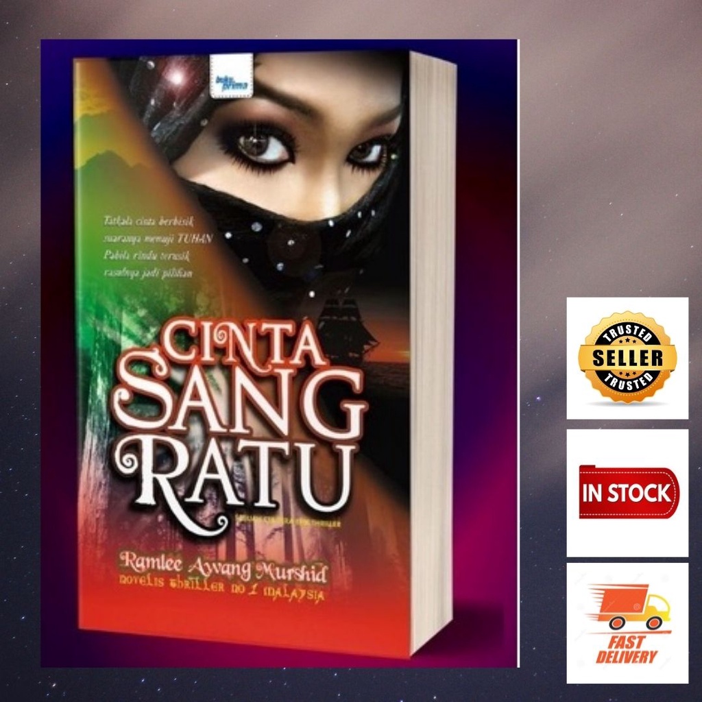 [QR BOOK STATION] Novel RAM: Cinta Sang Ratu Hasil Karya Novelis Thriller No.1 Malaysia Ramlee ...