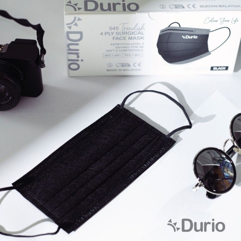 PREMIUM Durio Trendish Surgical 4 PLY Face mask - 40pcs face mask 4 ply ...