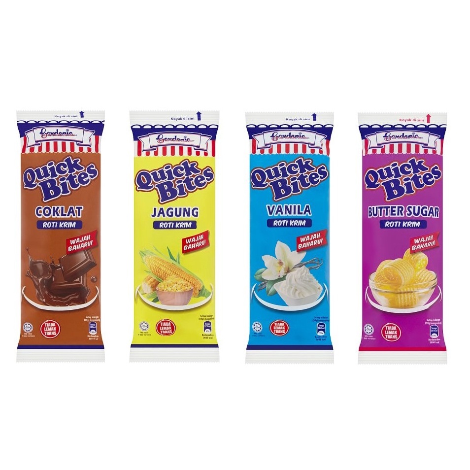 Gardenia Quick Bites Cream Roll Chocolate Corn Delicia Vanilla Butter ...
